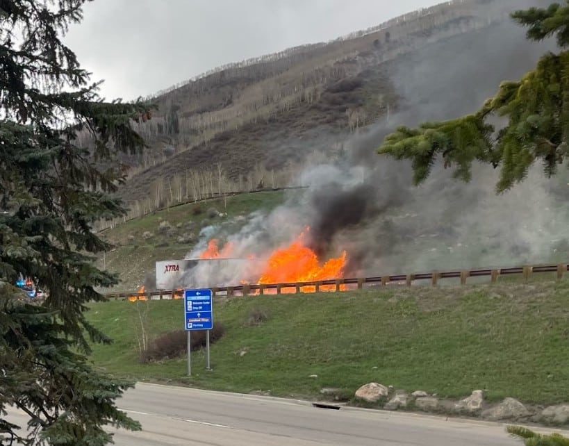 Vail police: Truck burst into flames Wednesday after rear-ending ...